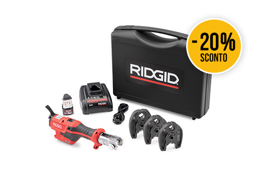 RIDGID presenta la micro-pressatrice RP 115, la più piccola e leggera ...